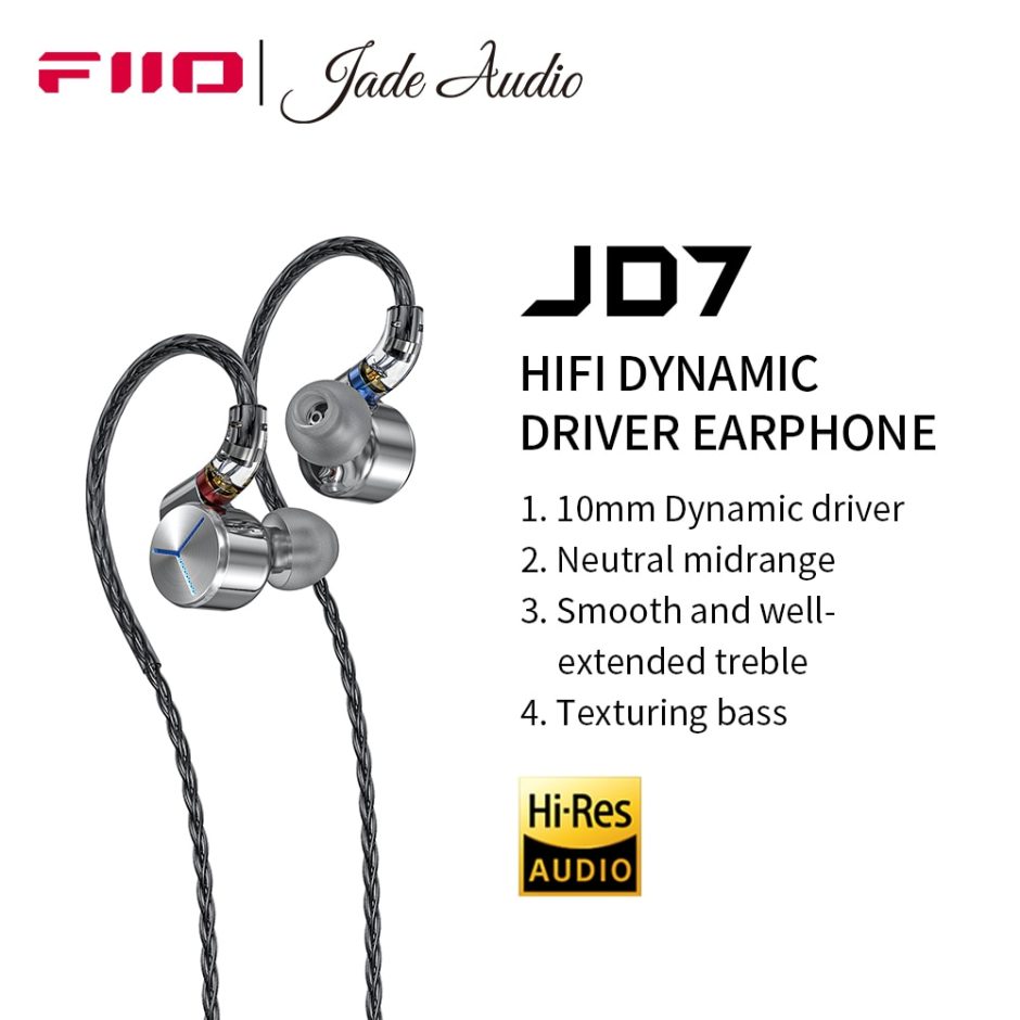 FiiO/JadeAudio JD7 Dynamic Drive in-ear - ChapatuPromo